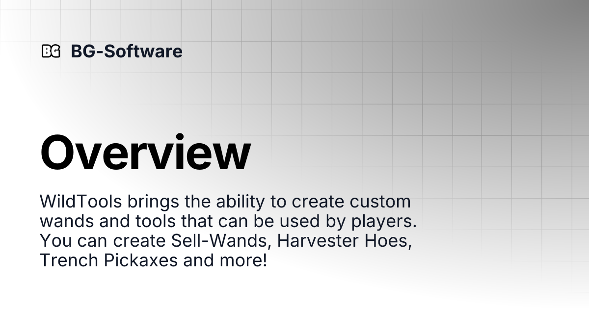 Overview | BG-Software