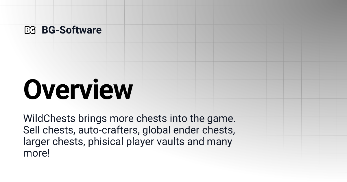 Overview | BG-Software