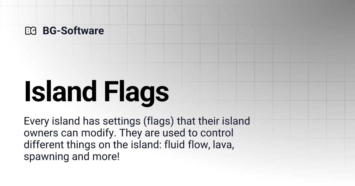 Island Flags | BG-Software